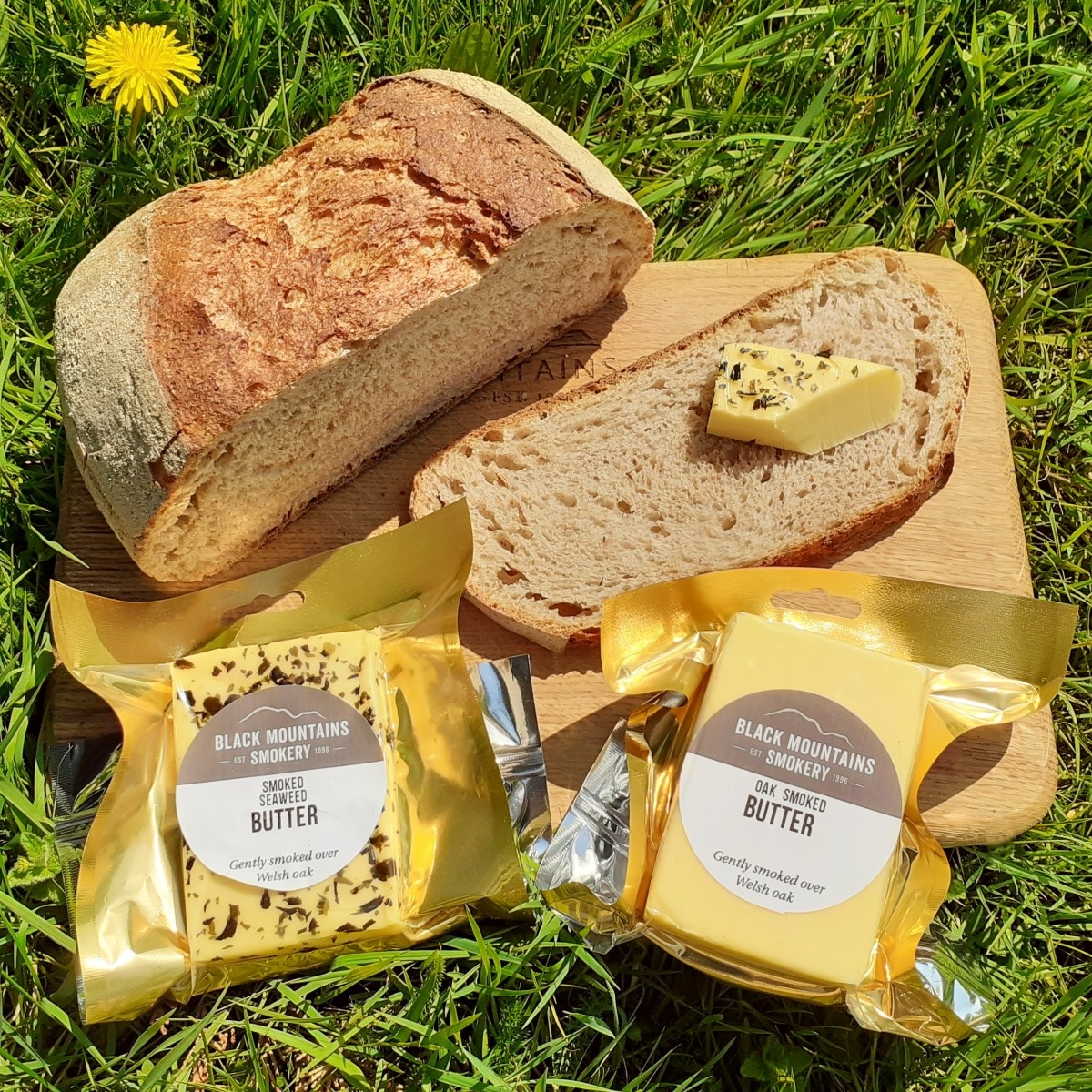 Welsh Smoked Butter, Welsh Dragon Butter, Hamper Delivery