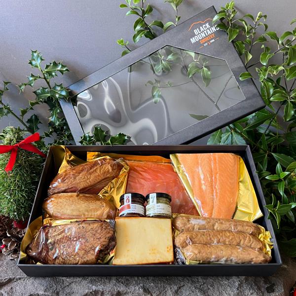 Smoked Food Gift Hamper, Smoked Fish, Meat & Cheese